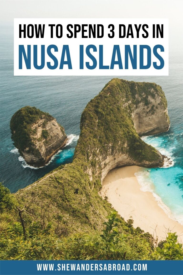The Perfect Nusa Islands Itinerary for 3 Days