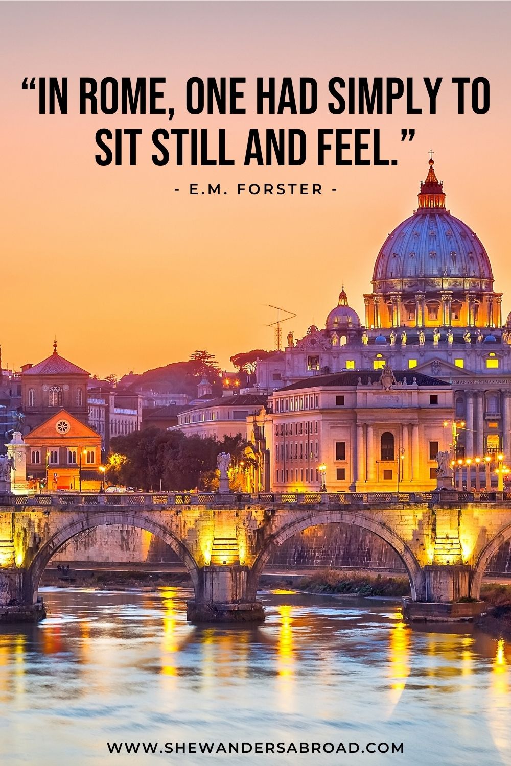 93 Stunning Rome Quotes for Instagram | She Wanders Abroad
