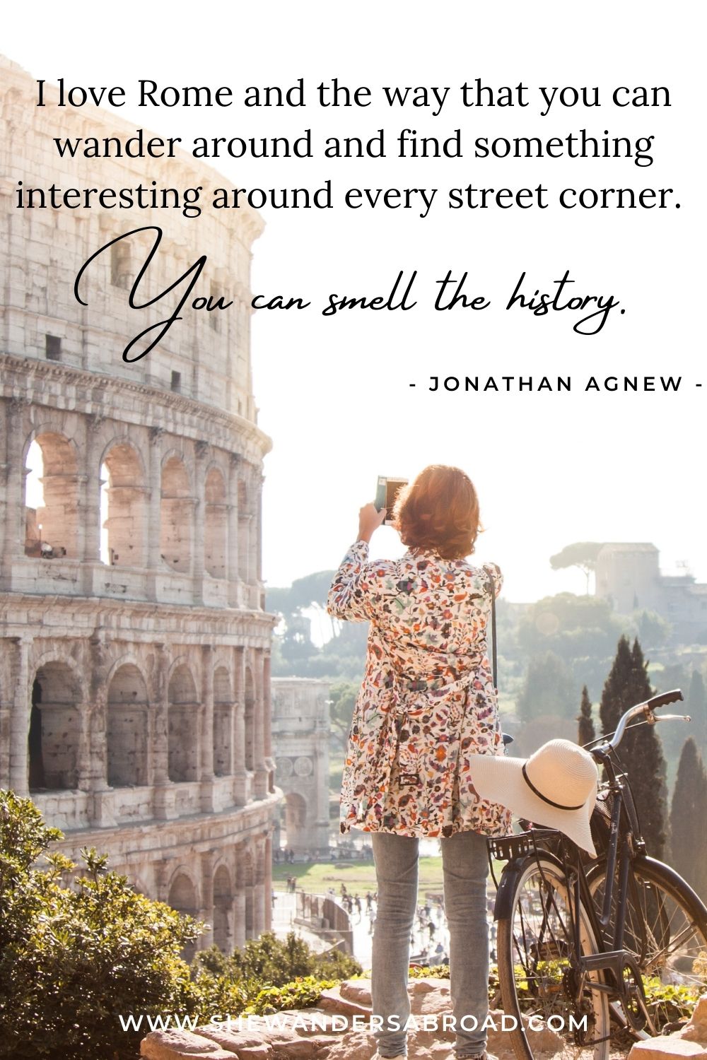 93 Stunning Rome Quotes for Instagram | She Wanders Abroad