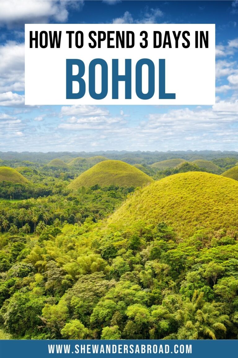 The Ultimate Bohol Itinerary for 3 Days